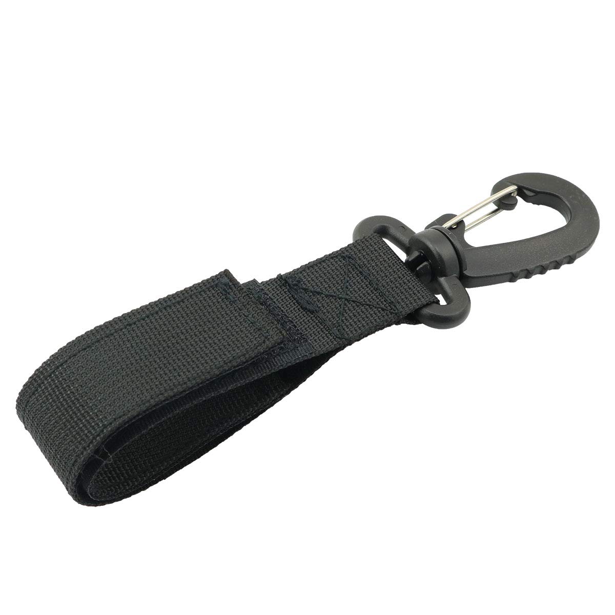 ZRM&E 4pcs Outdoor Eagle Beak Webbing Buckle Inflatable Boat Paddle Keeper Paddle Holder Paddle Clip Stainless Steel Hook Nylon Ribbon Canoe Oar Hook