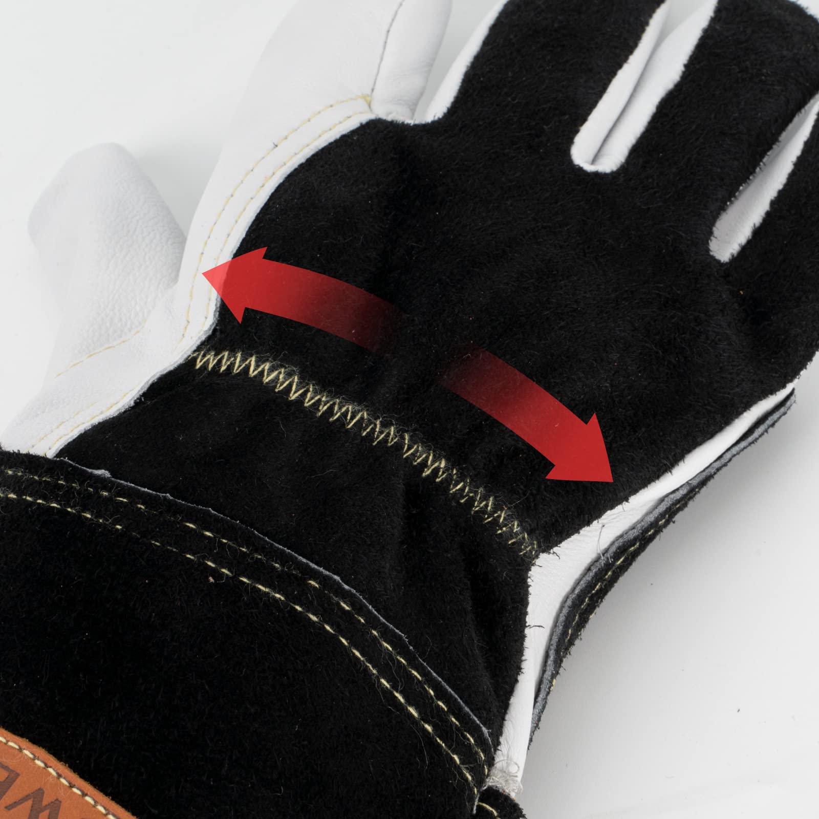 YESWELDER Premium Goatskin TIG Welding Gloves | Top Grain Leather | High Dexterity |True - Fit-M