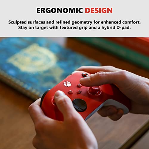 Xbox Core Wireless Gaming Controller β Pulse Red β Xbox Series X|S, Xbox One, Windows PC, Android, and iOS