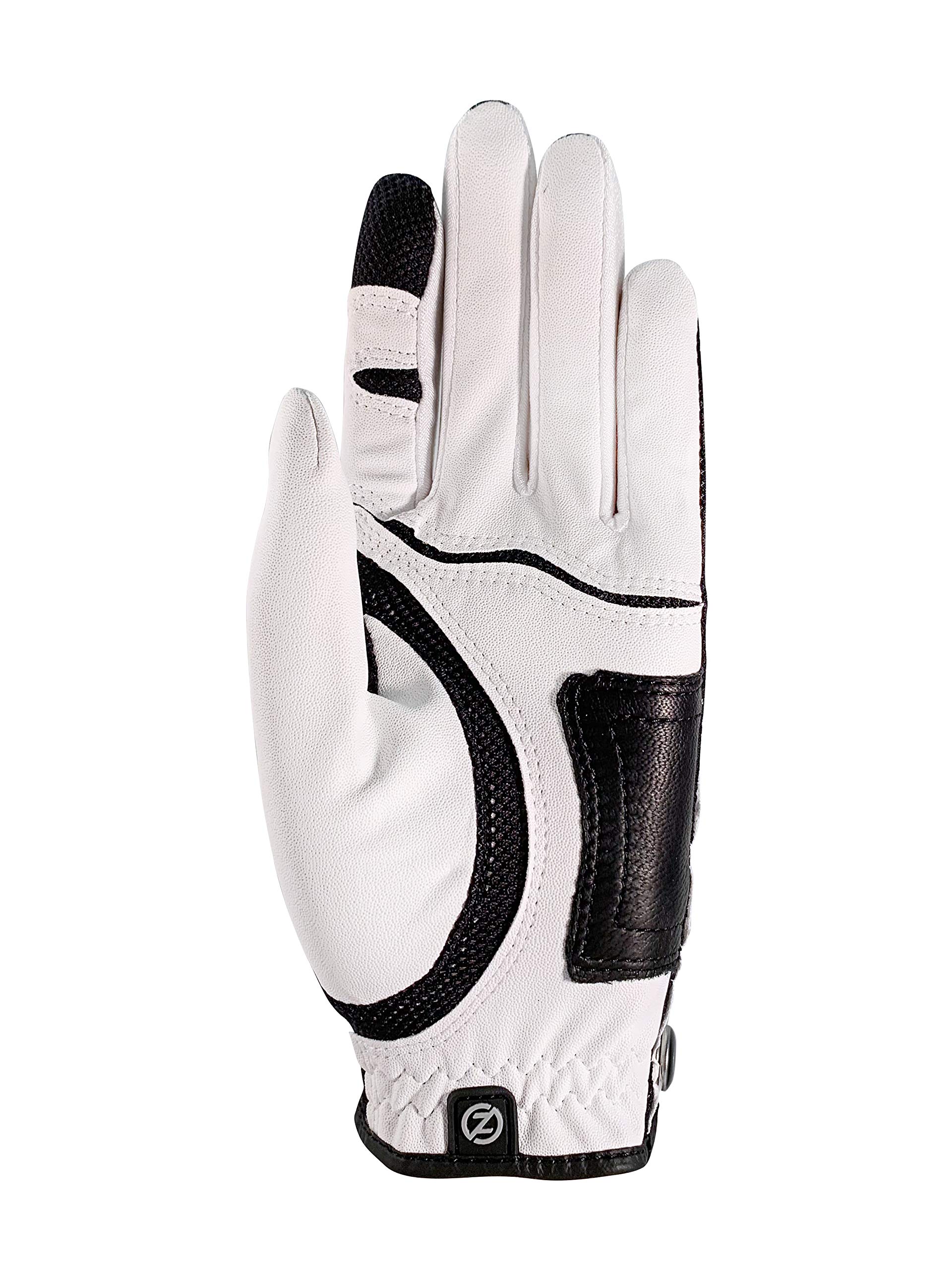 Zero Friction Junior Golf Gloves, Left Hand, One Size, White