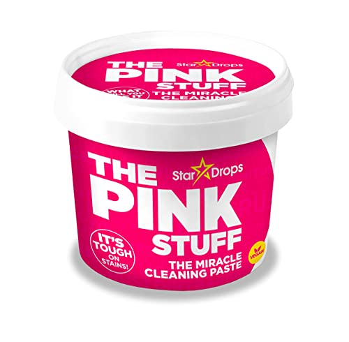 Stardrops - The Pink Stuff - The Miracle Cleaning Paste, Multi-Purpose Spray, Bathroom Foam Spray, Window & Glass Cleaner, and Cream Cleaner Bundle