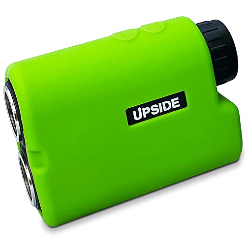 Upside Golf Magnetic RangeFinder with Built-in LOCKON Magnet - Slope Mode & Pin Vibration with 6X Laser Magnification 1000+ Yard Precision, Professional Golf RangeFinder Accessories