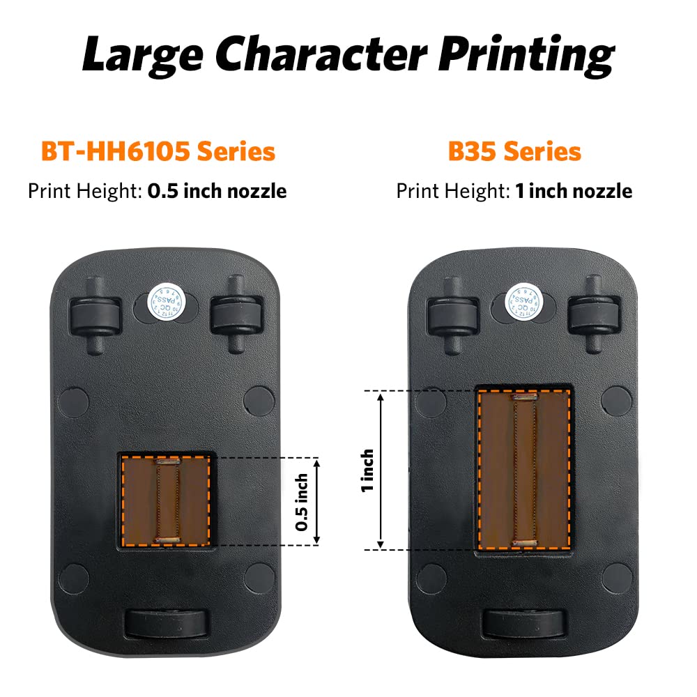 v4ink Portable Printer with HD LED Touch Screen use for QR-Code Barcode UPC Production Date Logo Batch Number