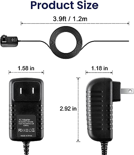 Xzrucst AC DC Adapter for Cybex 700 700C 750C Upright Exercise Bike DC Power Supply Cord