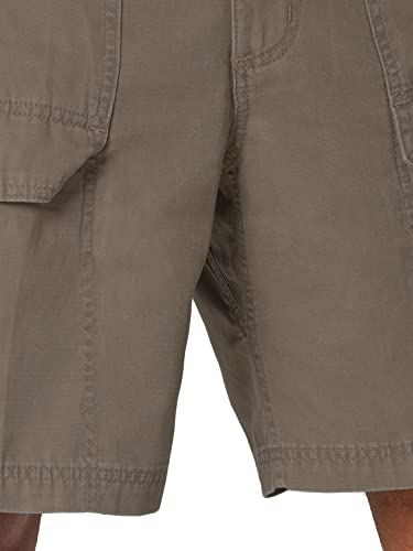 Wrangler Authentics Men's Canvas Utility Hiker Short, Earth Green, 33