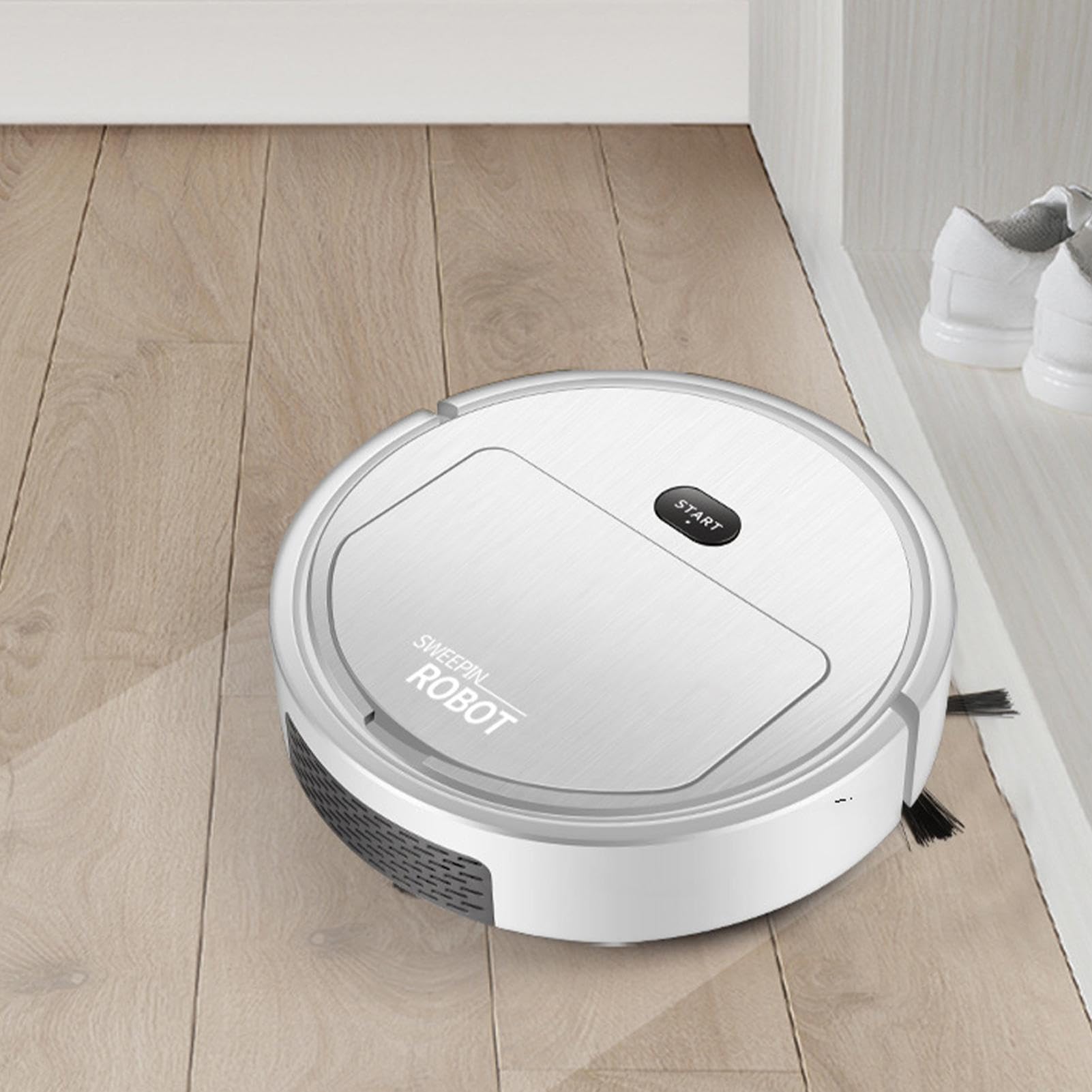 WIGOR Automatic Sweeping Robot Mop, Auto Robot Vacuum Cleaner Mop, Robot Mopping Vacuum Cleaner, Smart Floor Cleaning Robot, Robotic Vacuum Mop Sweeping Vacuum Cleaner