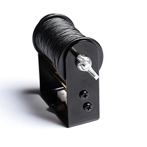 Ww Zat Archery Bowstring Serving Thread Jig Adjustable Tension 30 Meter/Roll 0.018" for Compound Bow and Recurve Bow Black(Pack of 1) (Black)