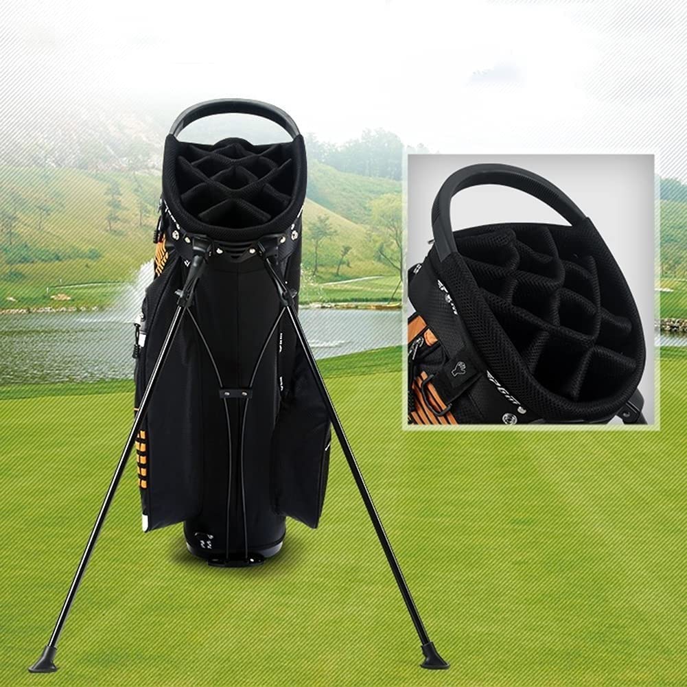 ZILZAL Backpacksf Stand Bag with 14 Way Organizer Divider Lightweight Organizedf Bag Portable Easy Carry Waterprooff Stand Bag with Dual Straps and Stand