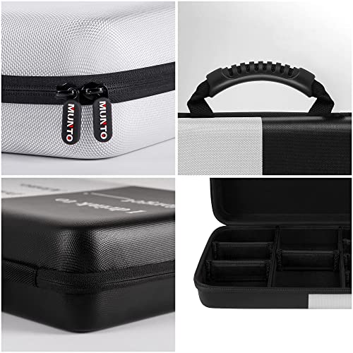 NIANWUDU MUNTO Card Game Case for Cards Against Humanity to 2500+ Game Cards Storage Holder, Portable Carrying Case Fits Main Game and Expansions