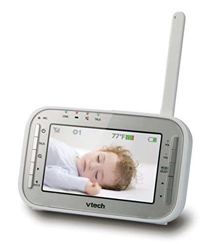 VTech VM346 Bear Video Baby Monitor with Automatic Infrared Night Vision, Soothing Sounds & Lullabies, Temperature Sensor & 1,000 feet of Range