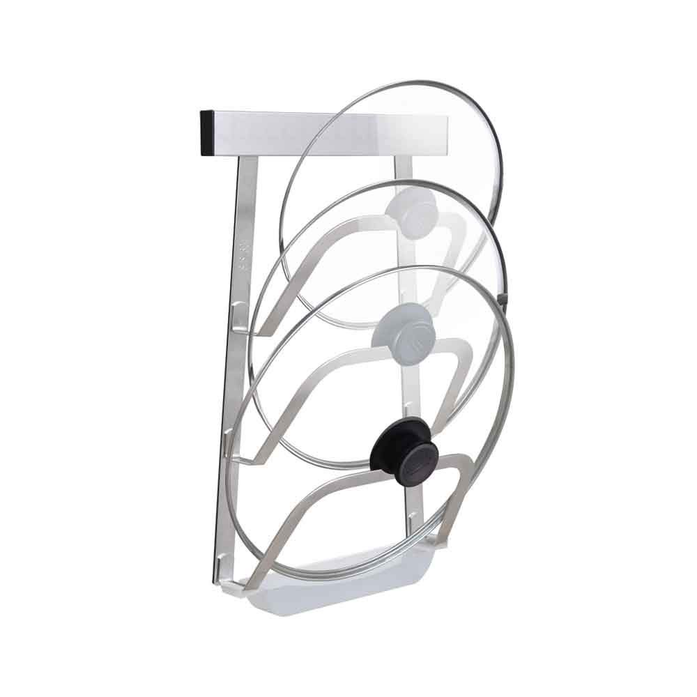 WUDILU 3 Layer Anti-Fall Stainless Steel Drying Pan Pot Rack Cover Lid Rest Stand Spoon Holder Kitchen Tool