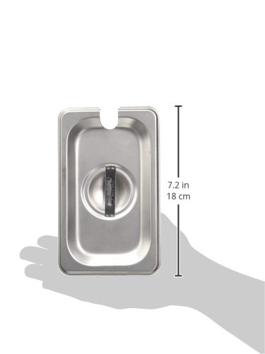 Winco 1/9 Slotted Pan Cover, Medium