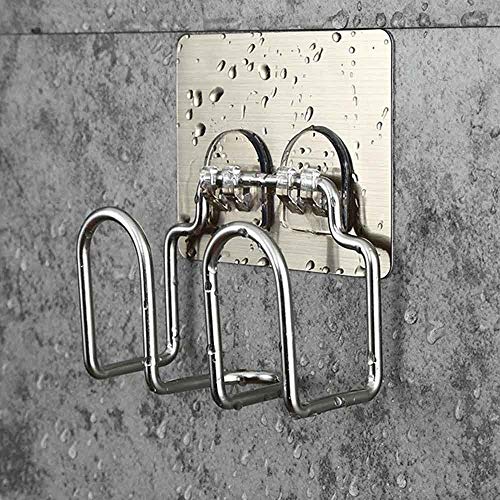 WUDILU Wall-Mounted Stainless Steel Drying Pan Pot Rack Cover Lid Rest Stand Spoon Holder Kitchen Tool