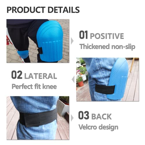 XINGJUHUI Gardening Knee Pads And Garden Gloves, Lightweight EVA Foam Kneeling Pads Suitable for Gardening, Housework, Flooring, And Basically Any Situation That Required To Be On Your Knees.