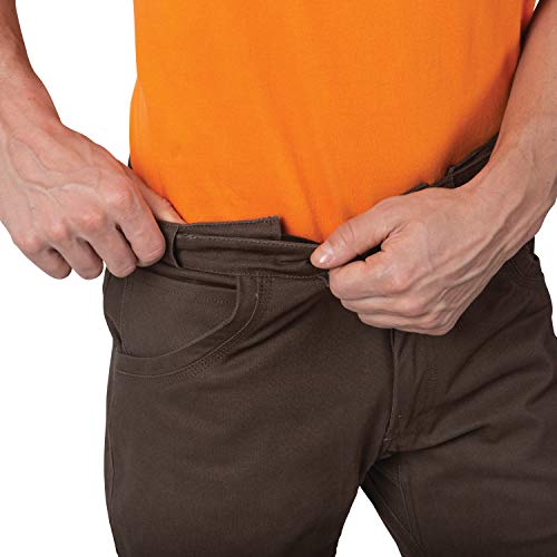Walls Men's The Original Outdoor Work Pant, Bark Brown, 34 x 32