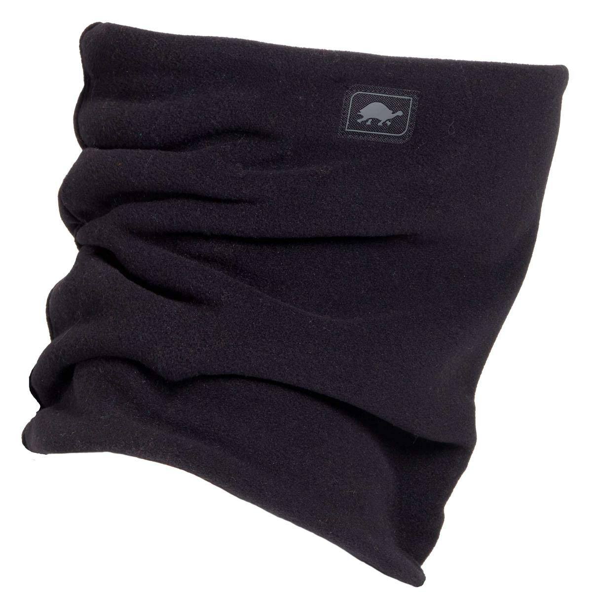 Turtle Fur Micro Fur Stretch Double Layer Neck Neckwarmer, Black