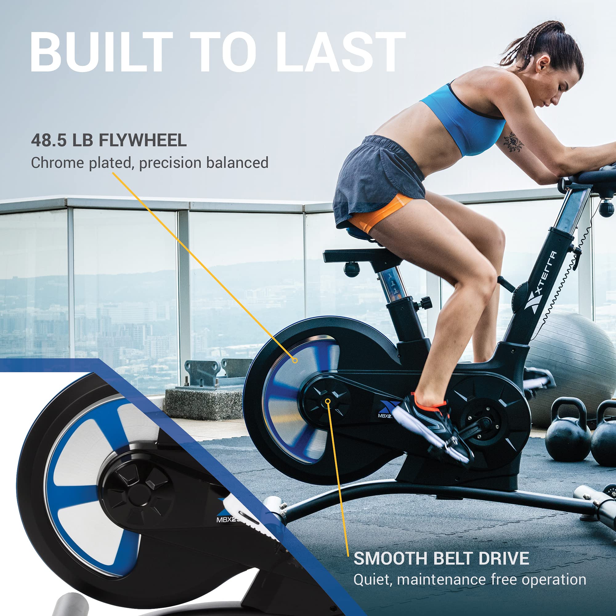 XTERRA Fitness MBX2500 Indoor Cycle Trainer Bike