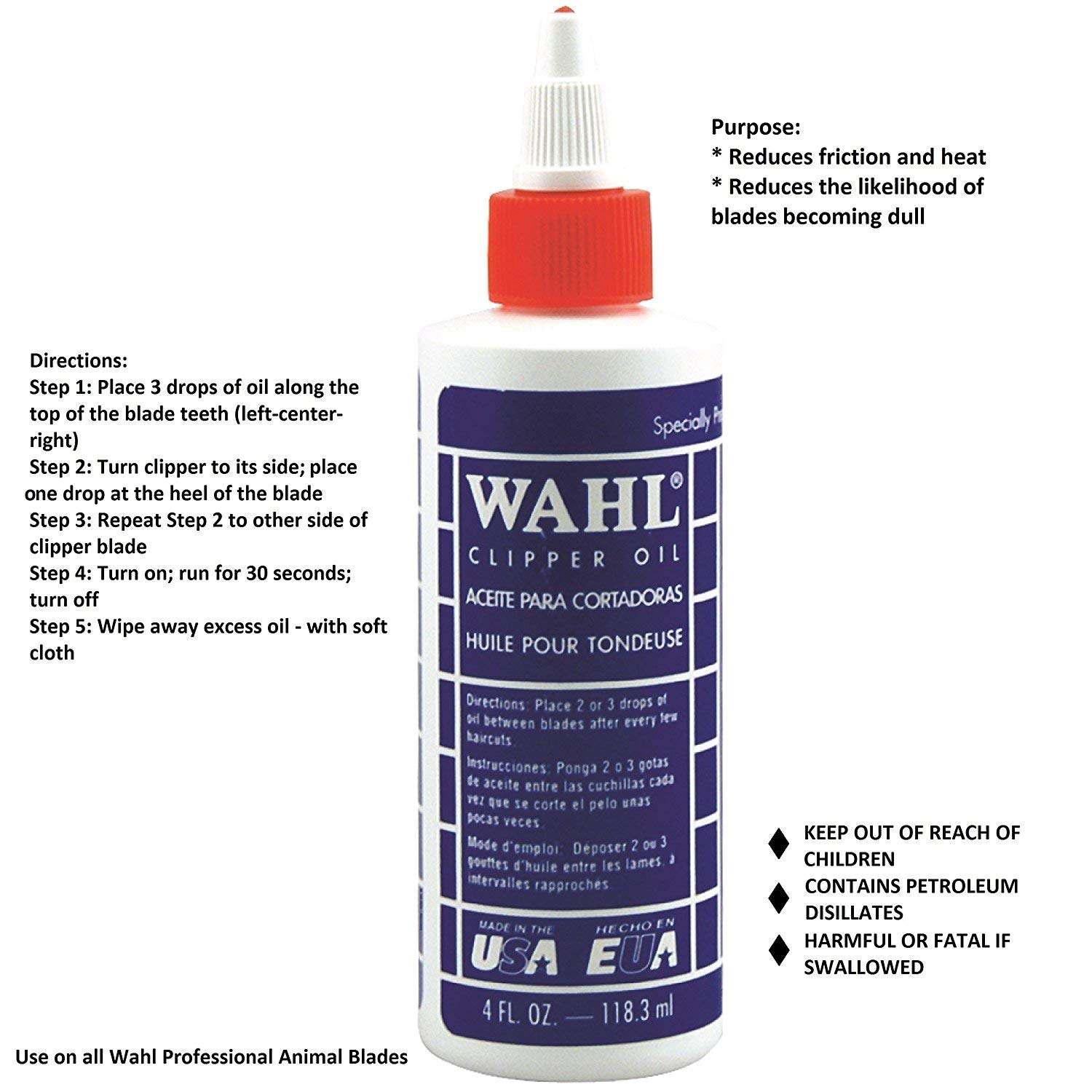 WAHL Professional Series Senior Clipper #8545 – Great for Professional Stylists and Barbers – V9000 Electromagnetic Motor –Silver -Aluminum Metal Bottom housing with Bonus Oil and Neck Duster