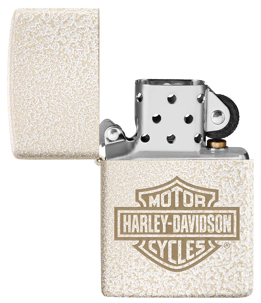 Zippo Harley-Davidson Logo Mercury Glass Pocket Lighter