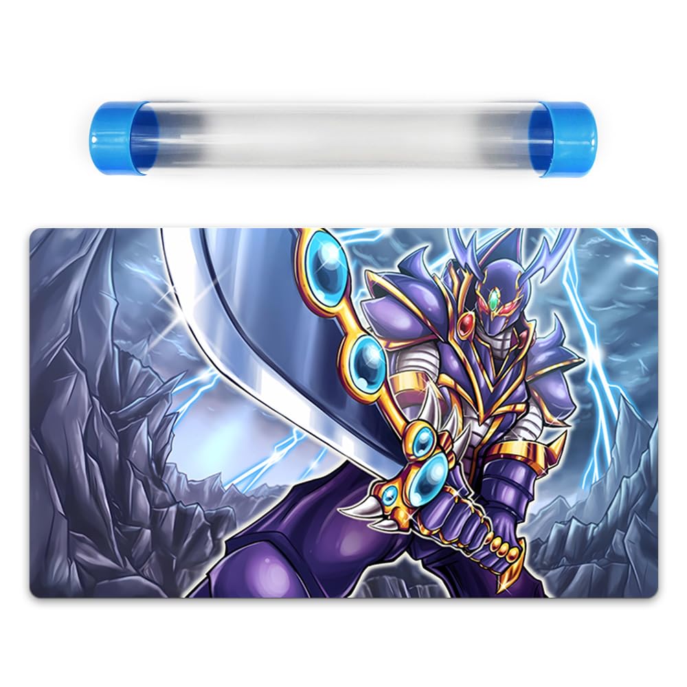 Ygomat Buster Blader Trading Card Game OCG Playmat TCG Mat Free Best Tube/Bag (A_No Playzones + Tube)