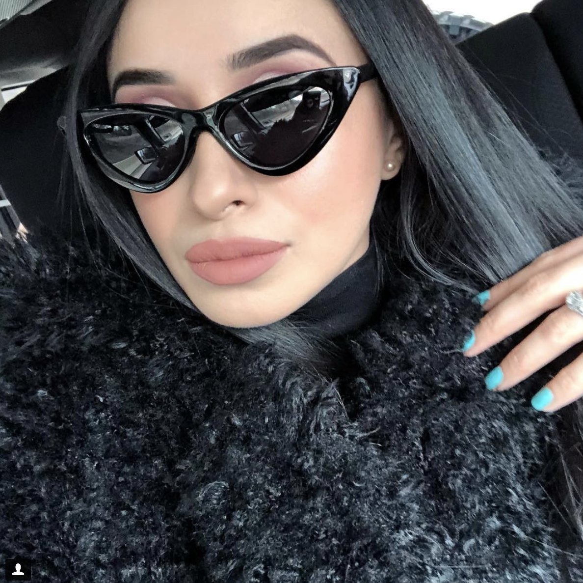WearMe Pro - Retro Vintage Tinted Lens Cat Eye Sunglasses