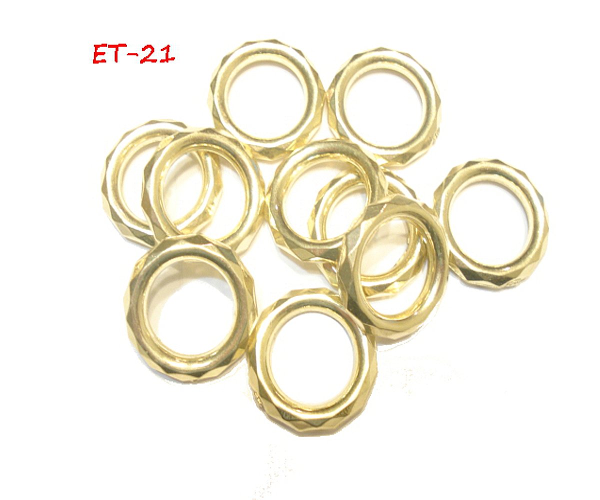 Wholesale Scarf Jewelry Accessory 6 Design Scarf Rings Slides Sold Per 50Pcs (ET-40 50pcs)