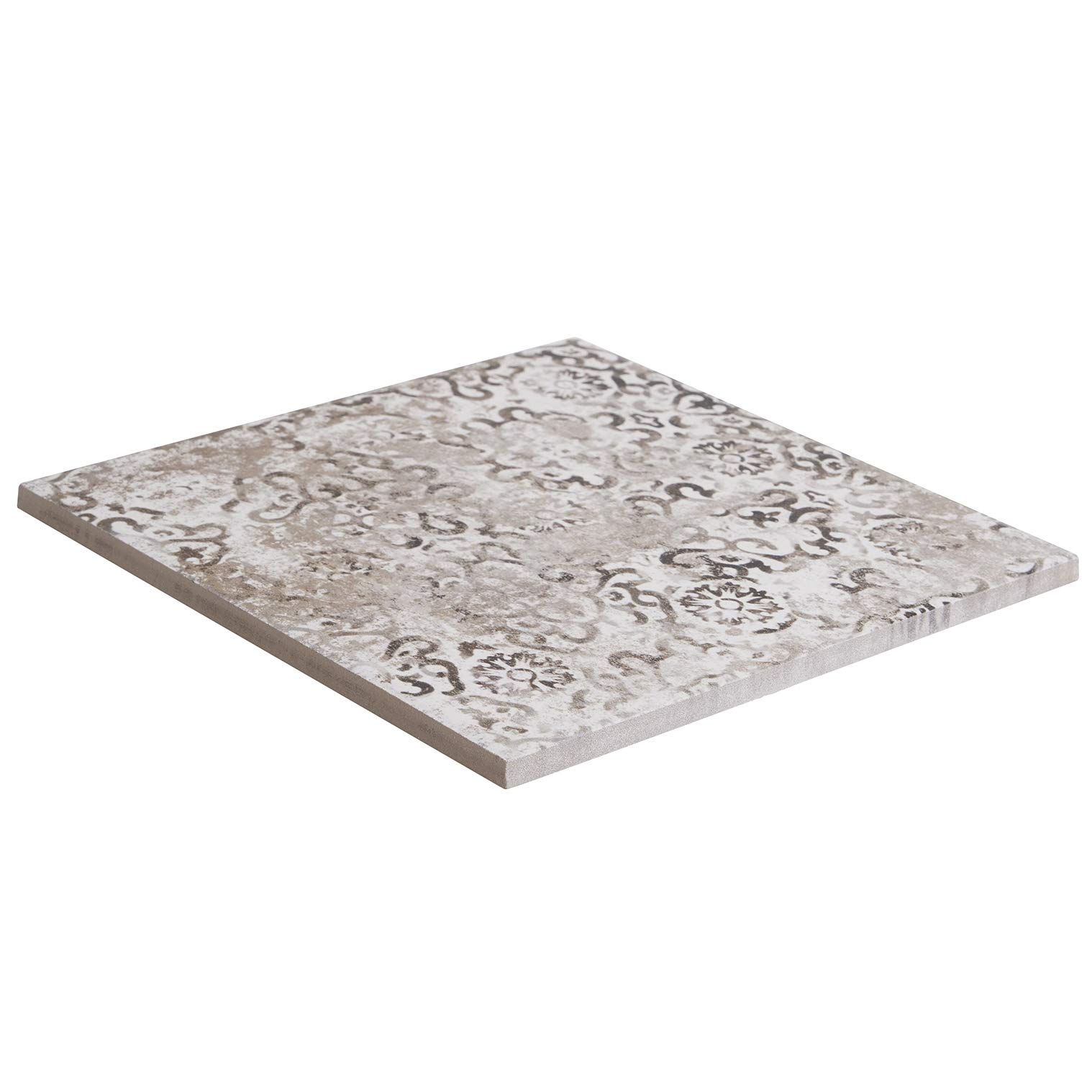 Wallabee Nera Encaustic 8" x 8" Matte Porcelain Floor and Wall Tile (1 Box Covers 11.19 sq. ft.)