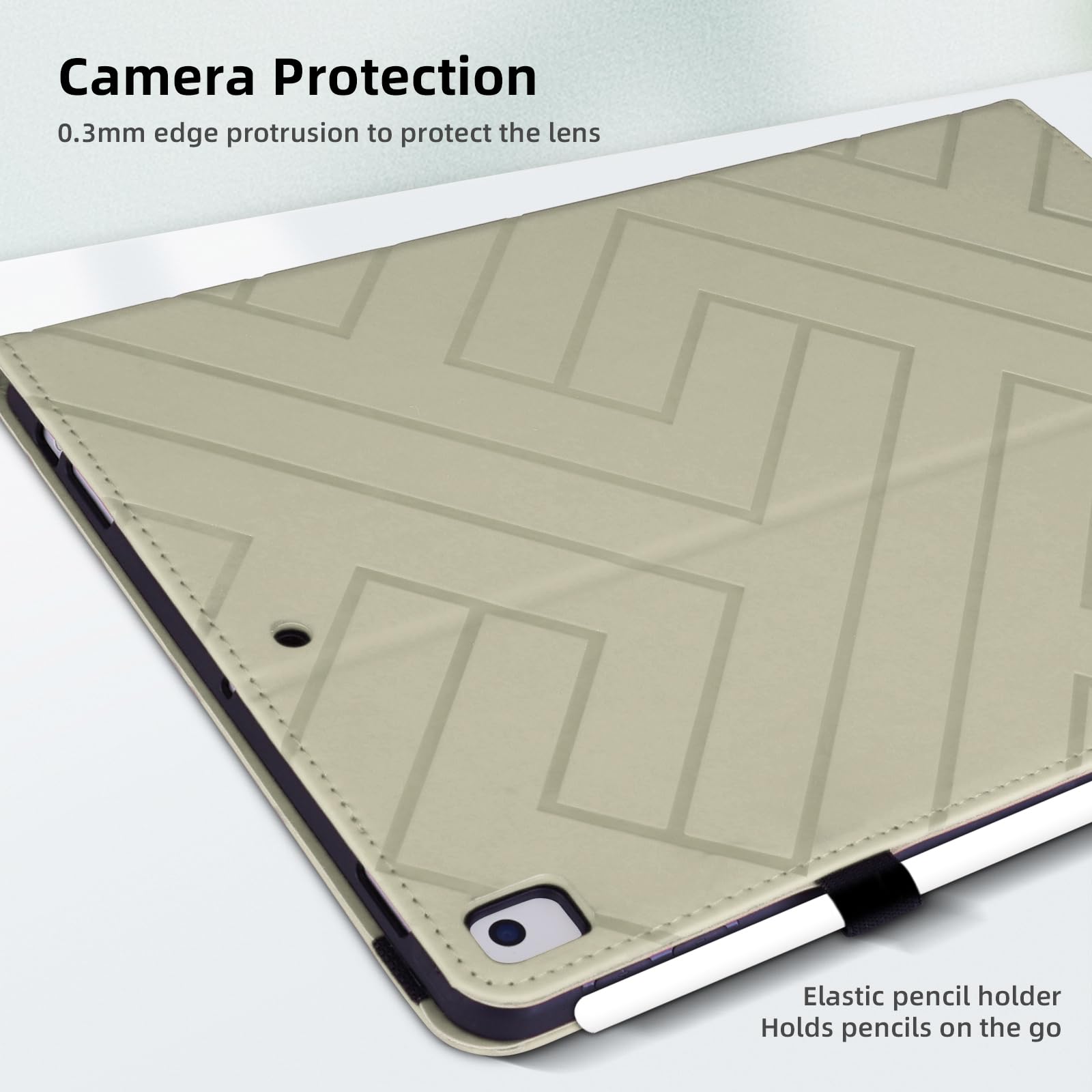 Varohix Case for iPad 10.2 inch 2021/2020/2019(iPad 7th/8th/9th Generation) iPad Air 10.5 Premium Leather Case Folio Magnetic Cover Card Holder with S Pen Holder Auto Sleep/Wake for iPad 10.2,Brown