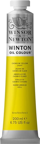 Winsor & Newton Winton Oil Color, 200ml (6.75-oz) Tube, Cadmium Yellow Light
