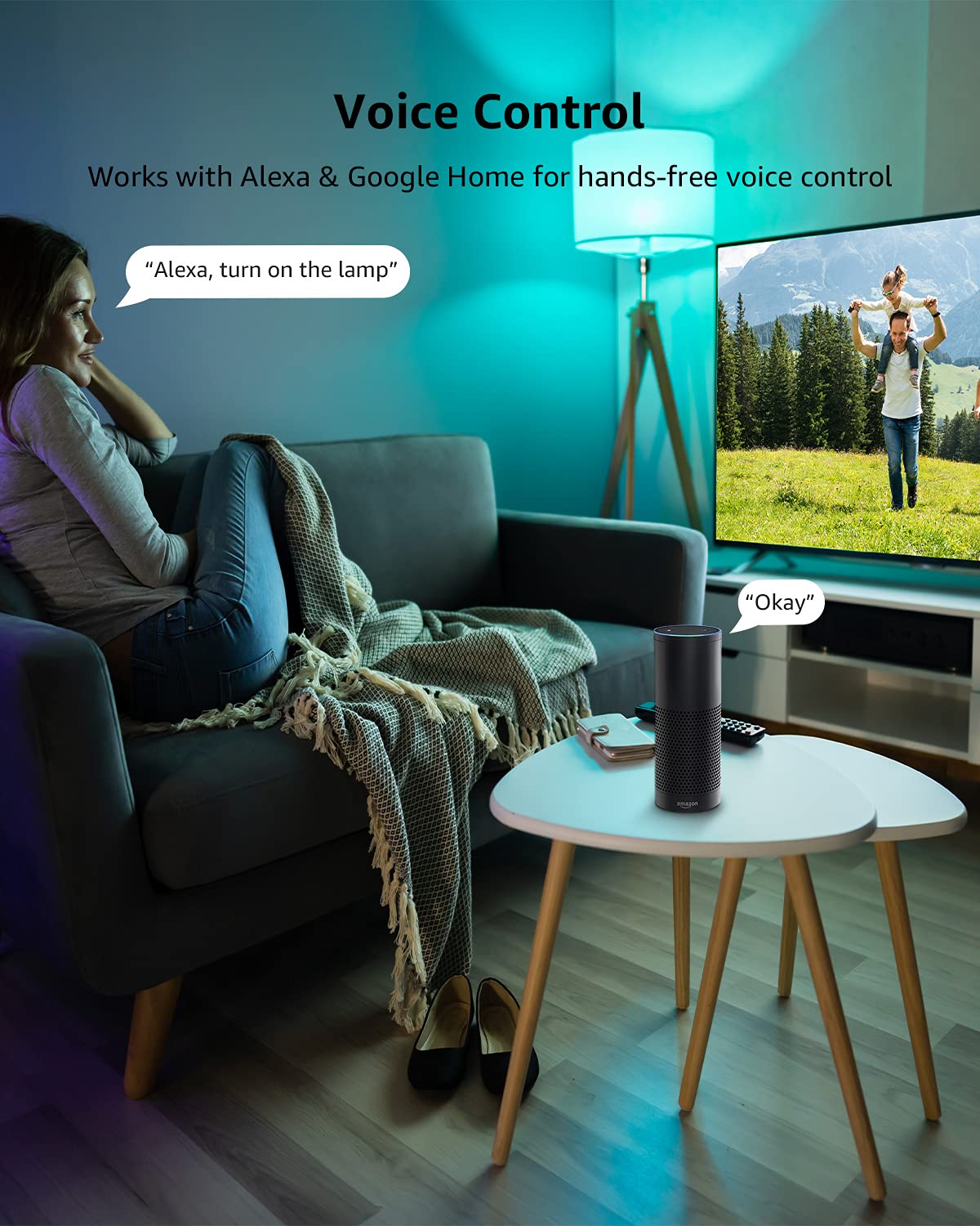 Smart Plug, WiFi Smart Socket, WiFi Outlet Works with Alexa & Google Assistant, Remote Control Your Appliances with App and Voice Command, No Hub Required, 2.4GHz WiFi Only(Pack of 4)