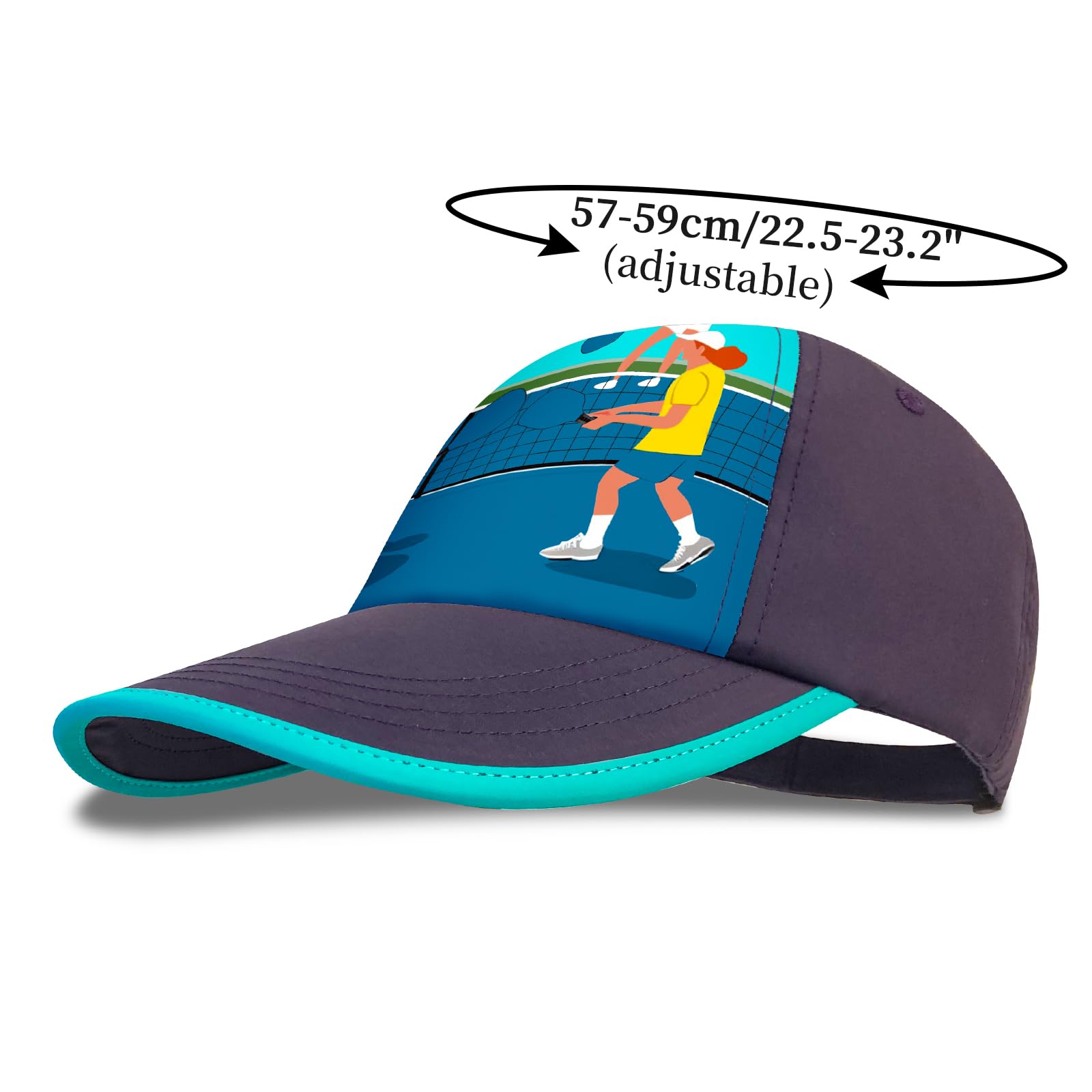 Women Baseball Caps, Adjustable Breathable Embroidered Sun Hat for Sport Golf Mesh Sunbonnet Outdoor Black