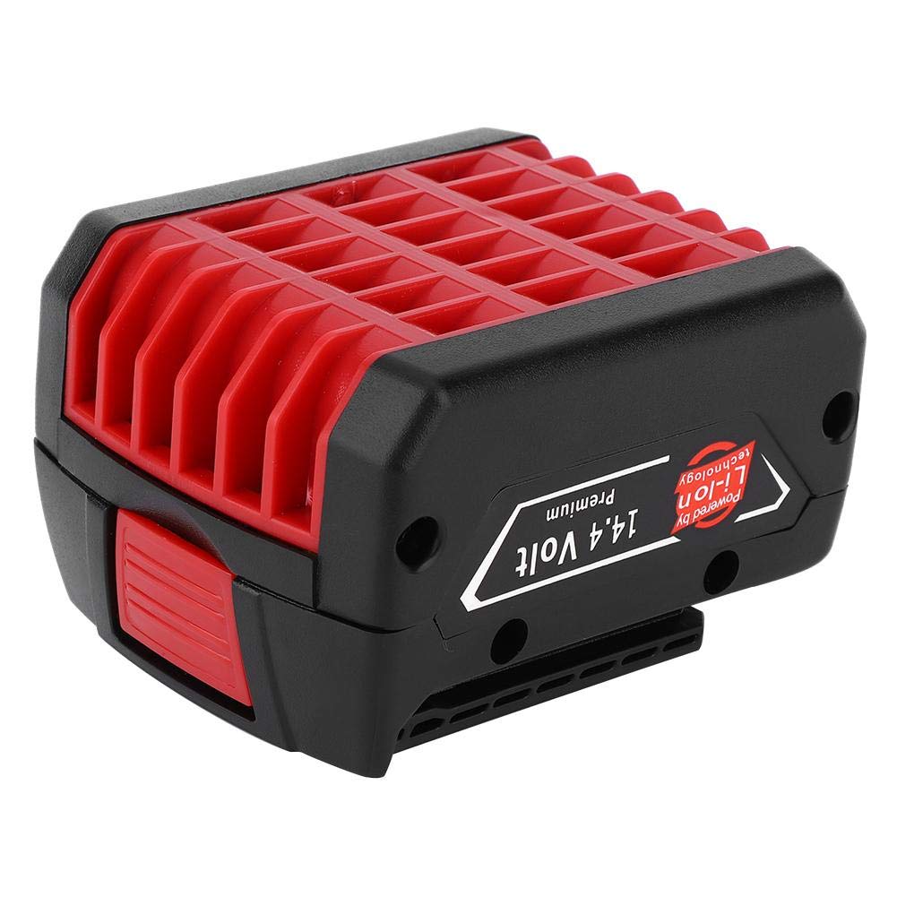 Wal front BAT607 Rechargeable Lithium Ion Ni-Cd Battery Replacement 14.4V for Bosch Cordless Power Tool Cordless Drill(6000mah)