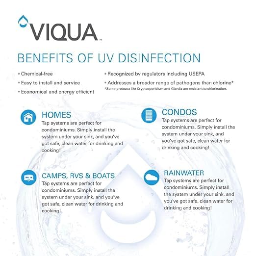 Viqua S330-QL UV Replacement Lamp & Sleeve Kit for VT4, S2Q-PA, SSM-17, S2Q and S2Q-Gold Series Ultraviolet Water Sterilizer Systems