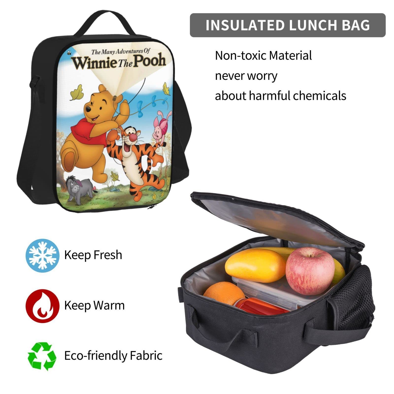 UINTA Cartoon Backpack Set with Pencil Case Bookbag Lunch Bag for Boy Girl