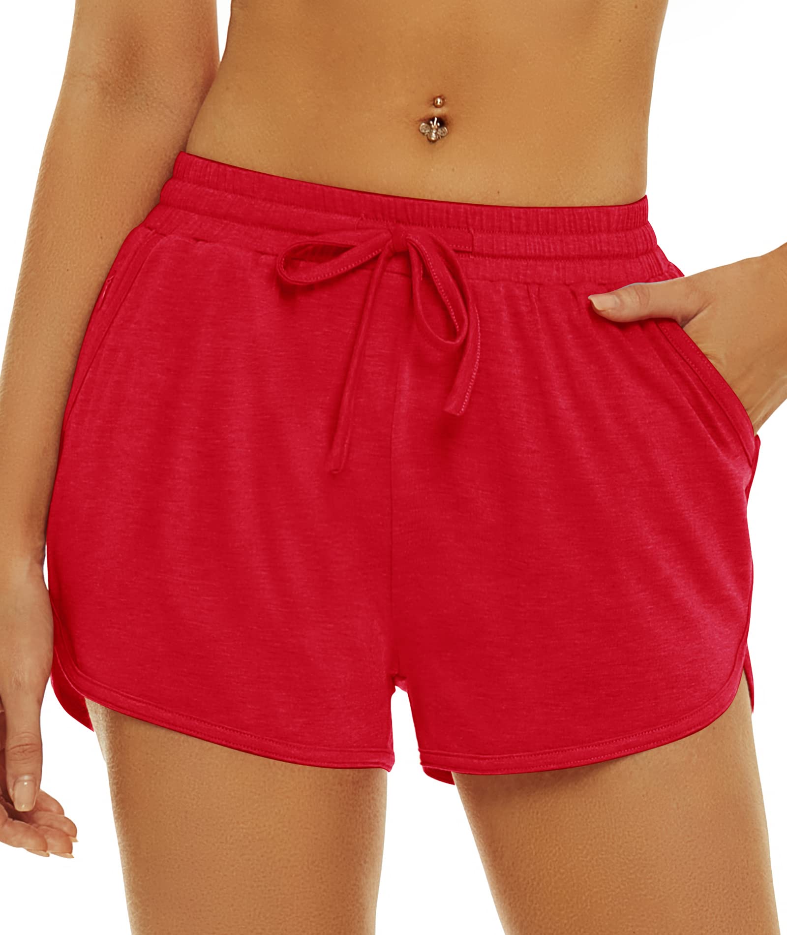 ZITY Women's Dolphin Running Yoga Gym Workout Sport Athletic Shorts