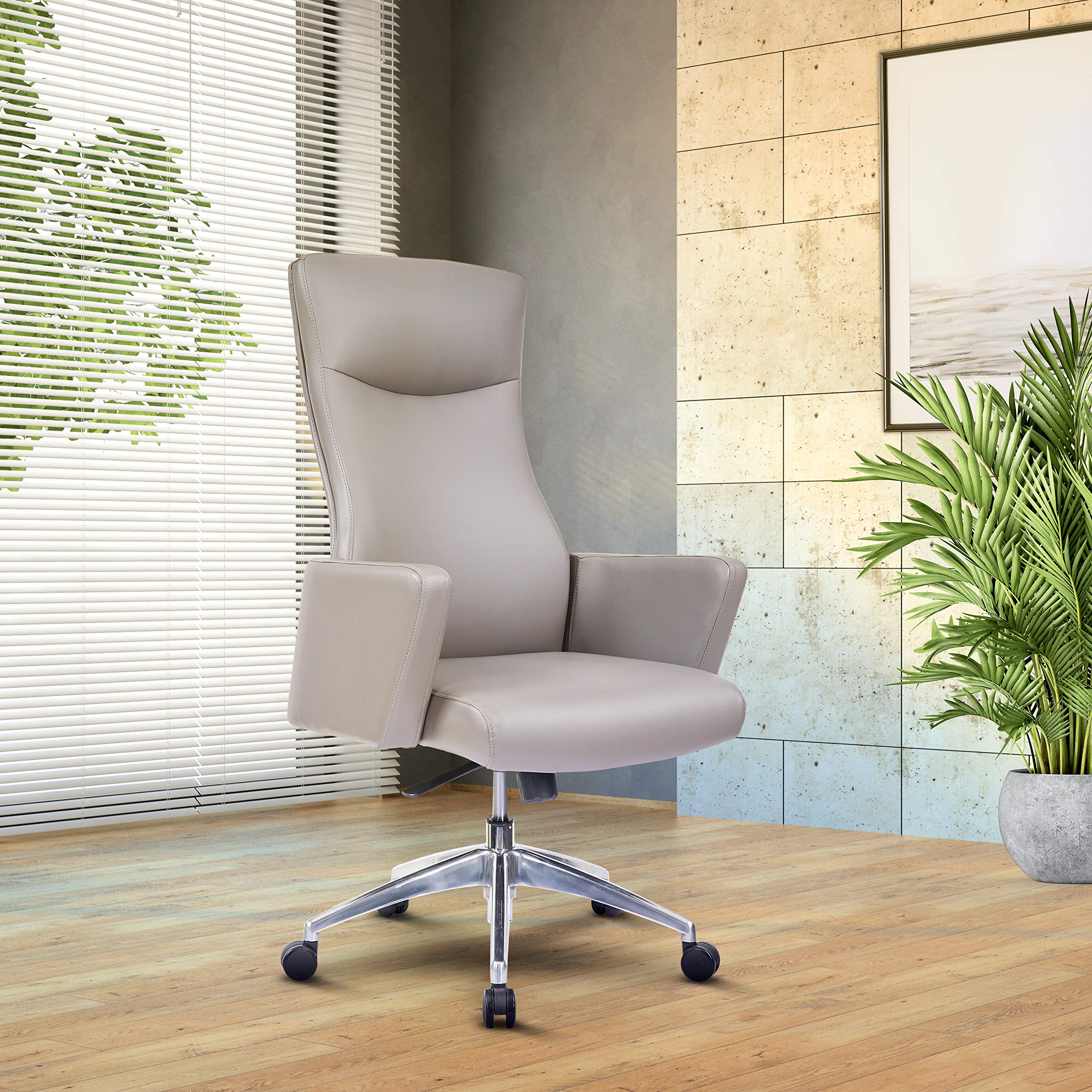 Techni Mobili Home & Office Office Chair, Taupe