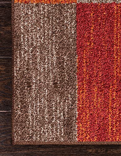 Unique Loom Autumn Collection Area Rug - Providence (3' 3" x 5' 3" Rectangle, Multi/ Beige)