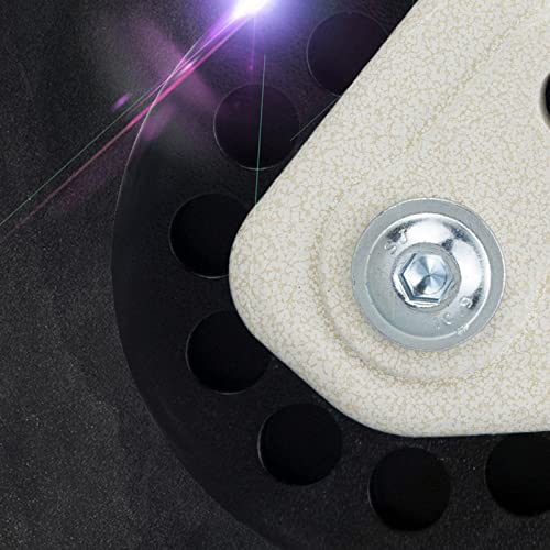 Swivel Castor Wheel Trolley Furniture Caster, Heavy Duty Caster Wheels, 360 Degree Swivel Castors, White Nylon Material, for Furniture Workbench Welding Table, Workbench Caster, 4 Pieces Castor Wheel