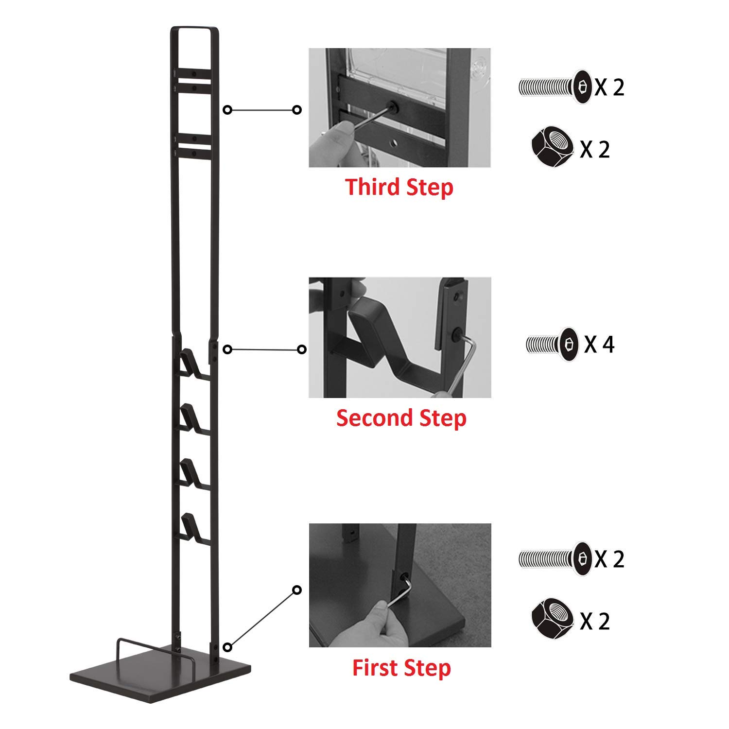 Storage Stand Dock Dockings Station for Dyson V11 V10 V8 V7 V6 Cordless Stick Vacuum Cleaner, Stable Metal Storage Bracket Organizer Rack