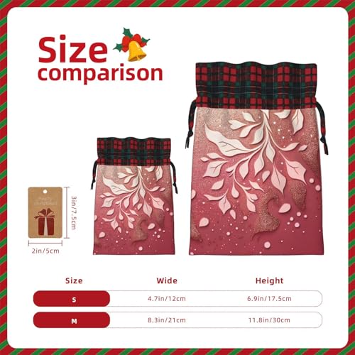 Yioniii a mandala pattern on purple velvet background pattern Christmas Gift Bags Santa Sack with Drawstring, String Backpacks for Gifts Treat and Candy,Purple,S