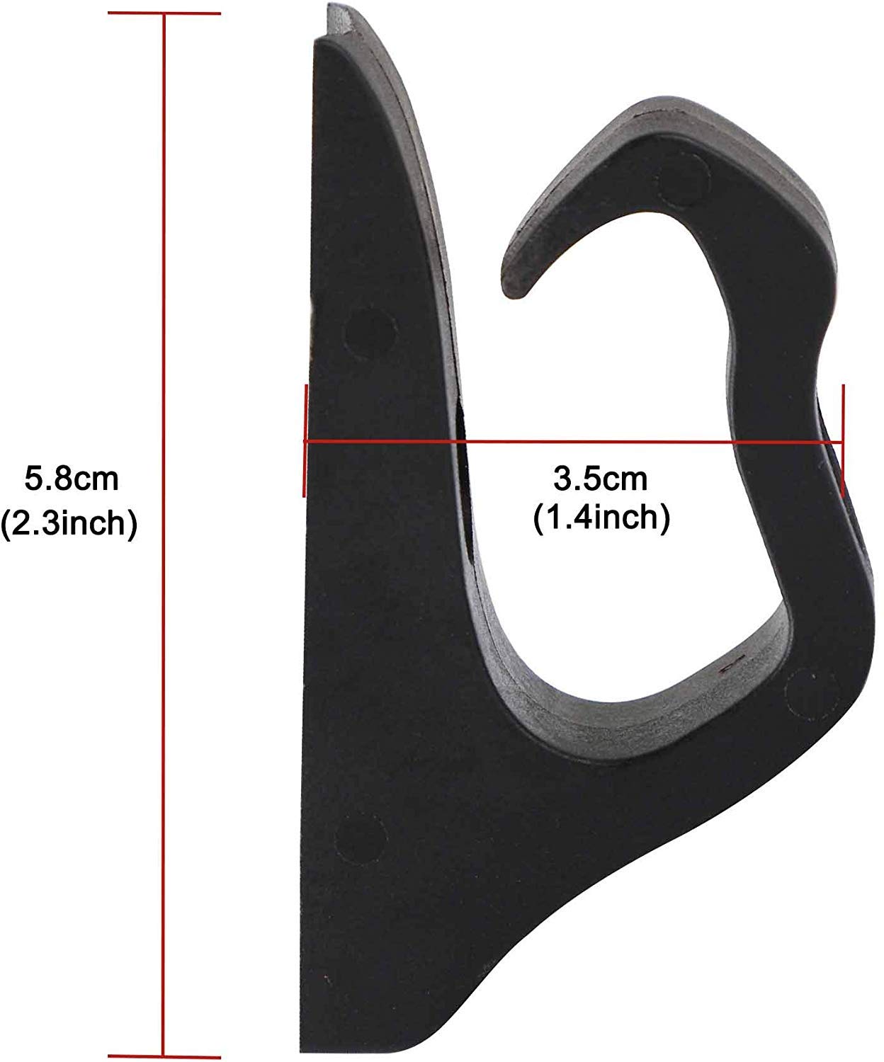Tinkel Scooter Front Hook Carrying Hook Mounting Kit Multifunctional Hook Accessories Compatible for Xiaomi M365/Pro 1S Electric Scooter