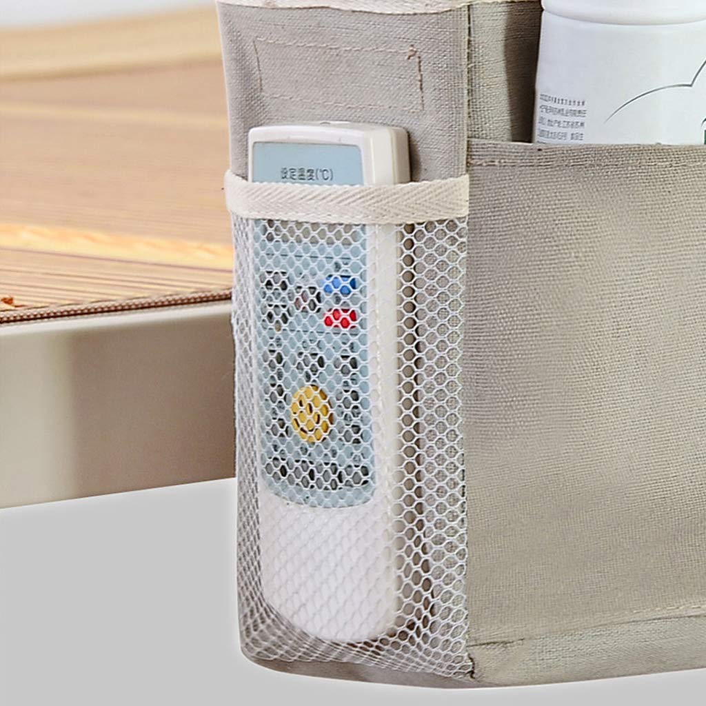 xiuersty Bedside Caddy Hanging Storage Bag Bins Cubes Organizer Dorm Room Phone Book Magazine Holder for Bedroom Clothes,T-Shirts,Handbag