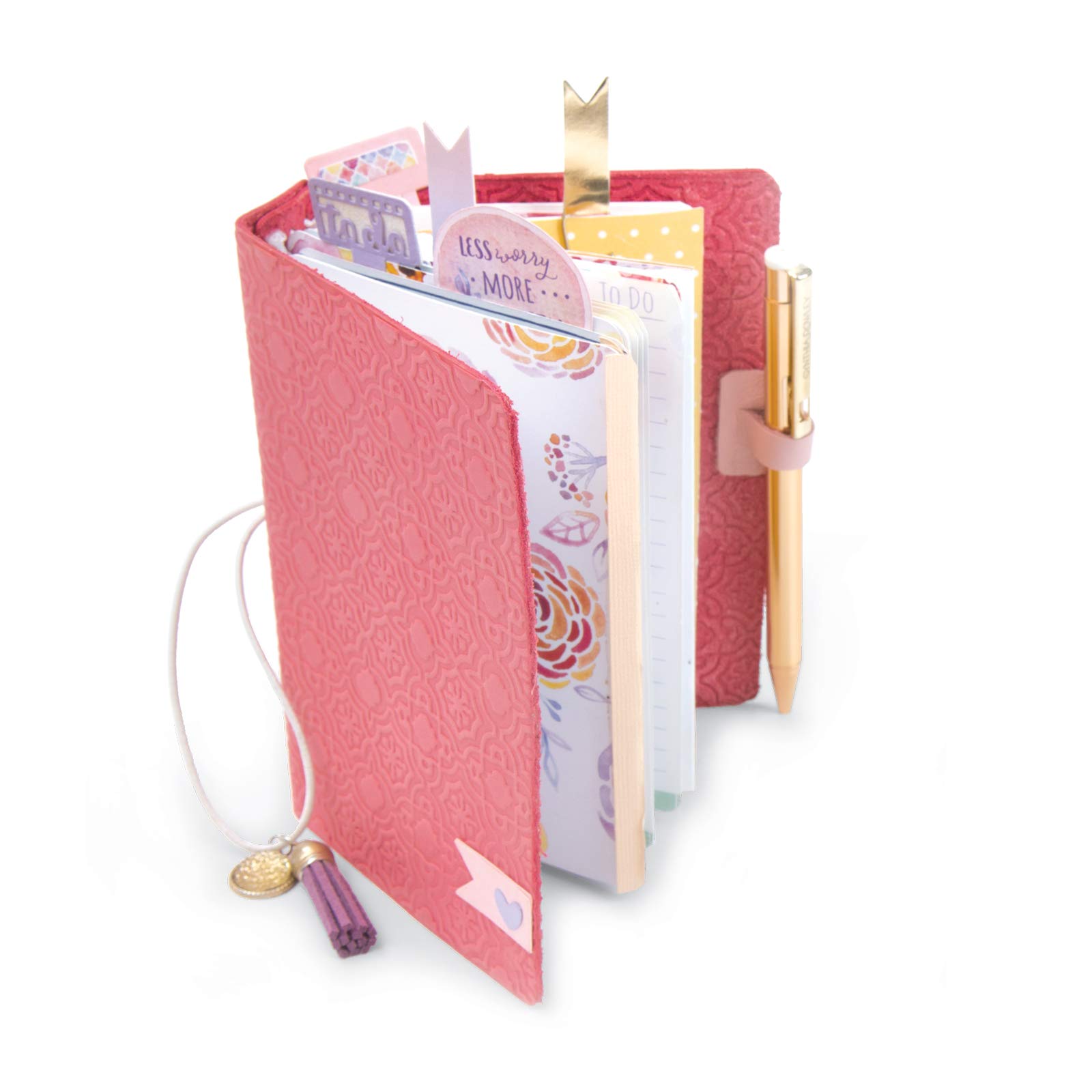 Sizzix 662467 Bigz L Die By Katelyn Lizardi Pocket Traveler'S Notebook, Multicolor