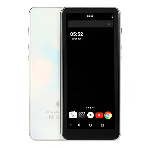 WiFi Mp3 Player with for Bluetooth, Full Touch HD Screen Mp3 Mp4 Player with Speaker, Portable HiFi Sound Music Player, USB 16GB MP4 Player, Expandable Up to 128GB (Sky Color)