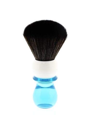 WCS Two-Tone Tall Synthetic Shaving Brush, Blue & White