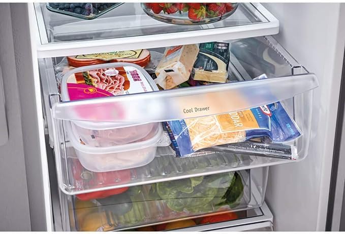 Whirlpool 26.8-cu ft French Door Refrigerator with Dual Ice Maker (Fingerprint Resistant Stainless Steel)