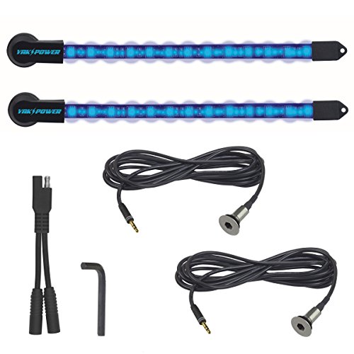 Yak-Power YP-LEDK-B210 10-Inch 2-Piece LED Light Kit - Blue