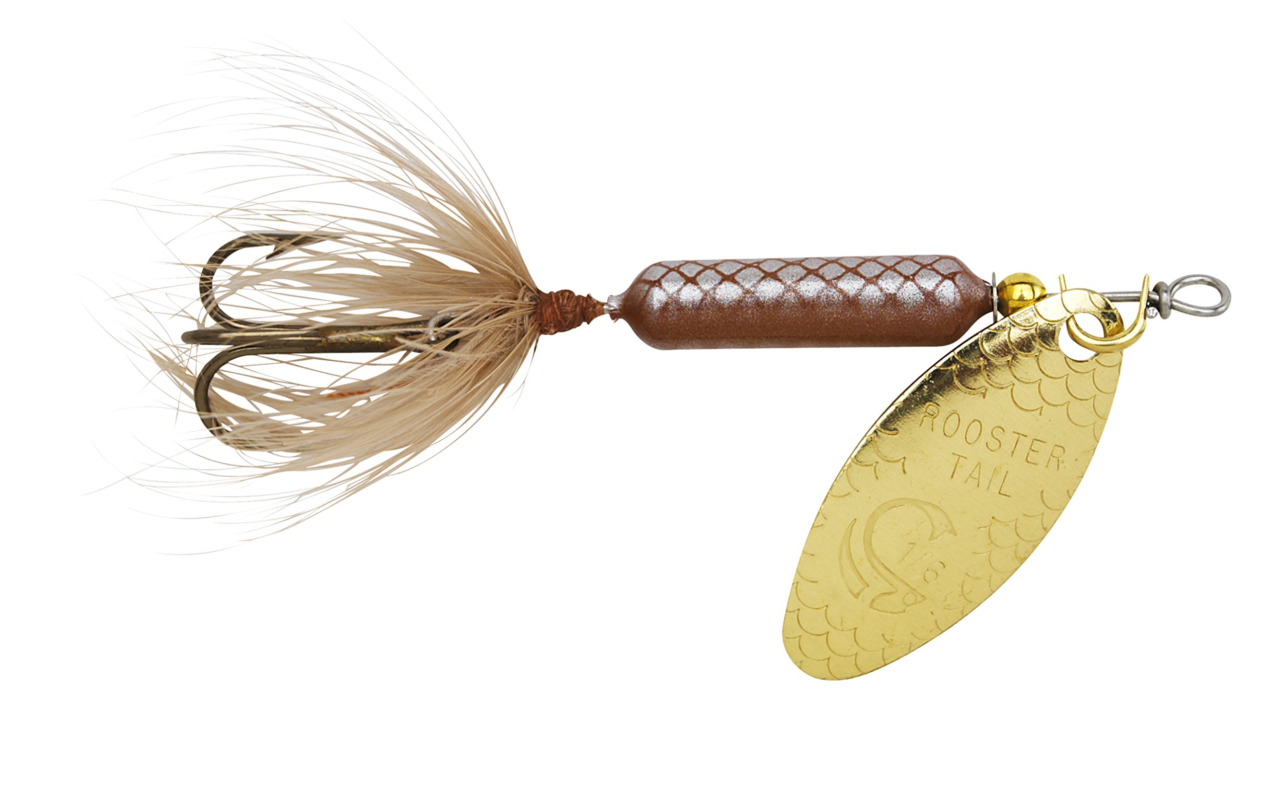 Yakima Bait Wordens Original Rooster Tail 1/8oz Spinner Lure, 3 Pack- White
