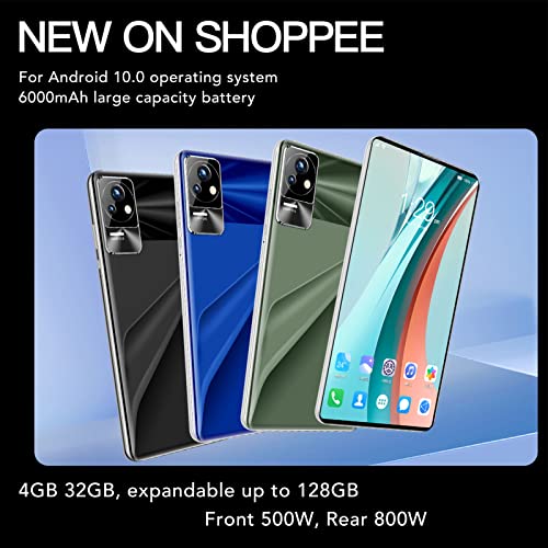 UPQRSG 7 Inch Tablet, Android 10.0 Smart Tablets 4GB 32GB Storage 128GB Expandable, 1960x1080 HD Resolution Display 5.0 BT WiFi Tablet, Dual Camera, 6000mAh Battery(US)