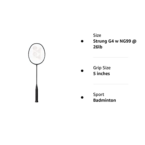 Yonex Voltric Z Force II 2 Badminton Racket (Strung G4 w NG99 @ 26lb)